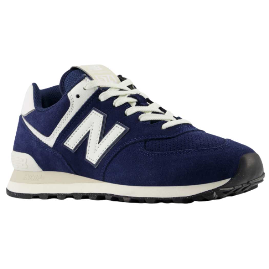 New Balance 574 Navy/ Sea Salt-Free shipping!